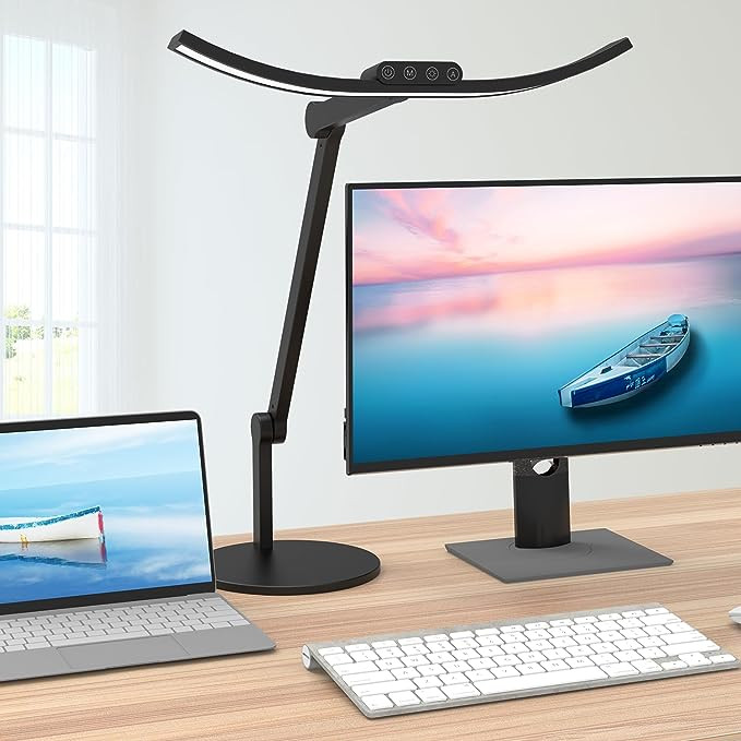 ModSavy Led Desk Lamp for Home Office, Architect Curved Desk Lamp with ...