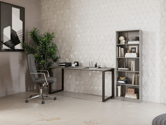 O-Leg Square Computer Desk 24" Wide for Small Office By Urban Haus