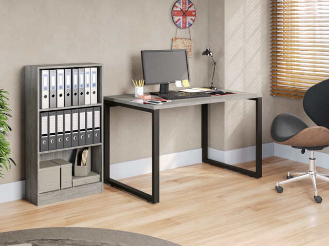 O-Leg Square Computer Desk 24" Wide for Small Office By Urban Haus