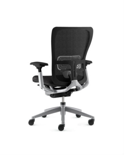 Haworth Zody Chair, Titanium Frame, Adjustable Lumbar Support