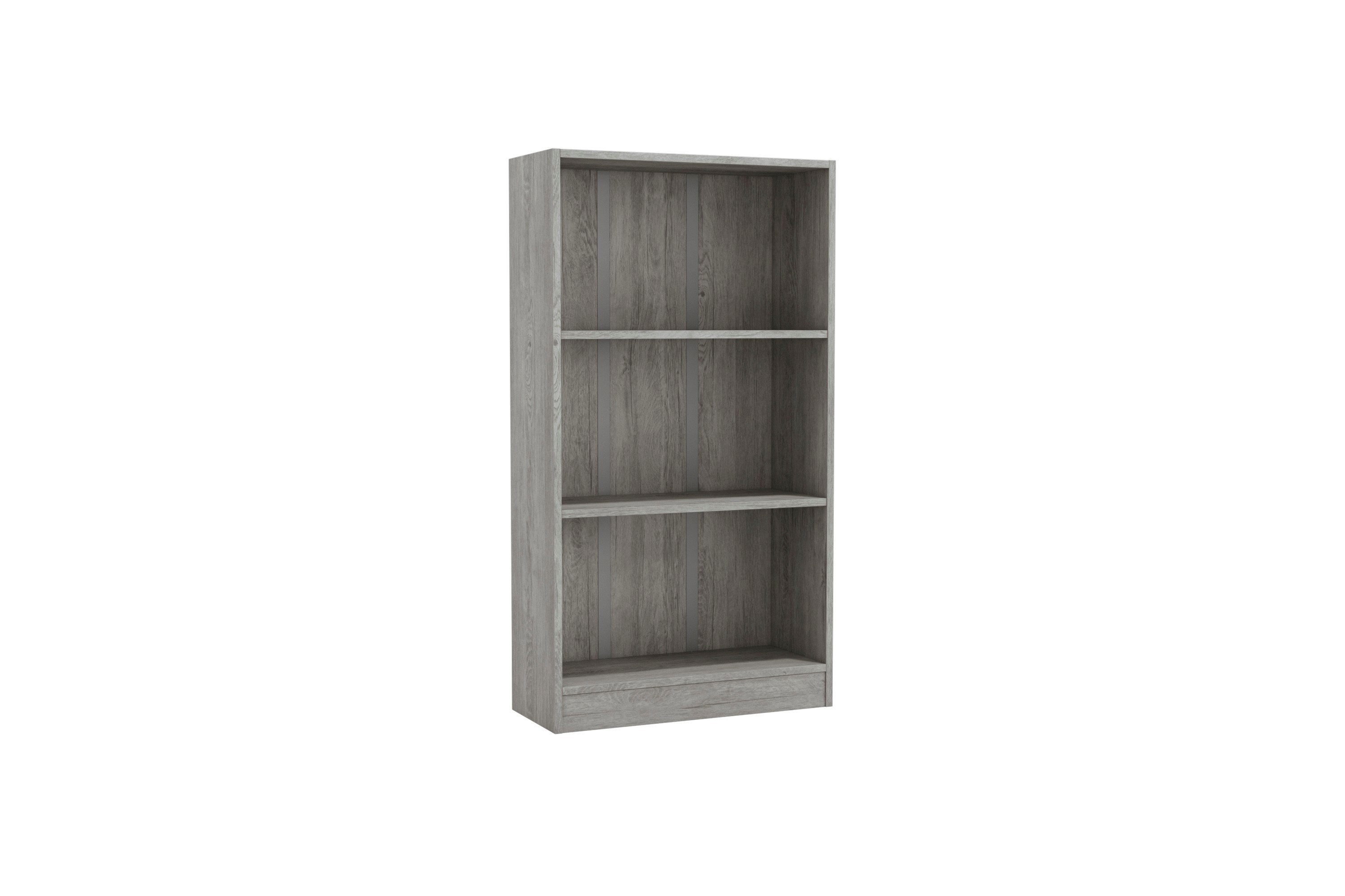 3-tier open shelf bookcase 42"x 23" in Modarn Gray By Uerban Haus