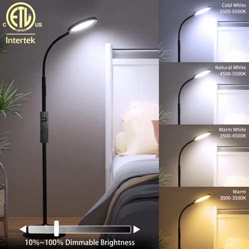 luckystyle Floor Lamp,Super Bright Dimmable LED Lamps for Living Room ...