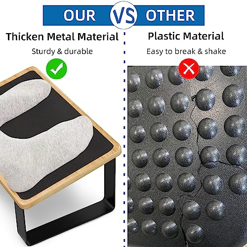 Foot Rest for Under Desk at Work, New Upgrade Wooden with Metal ...