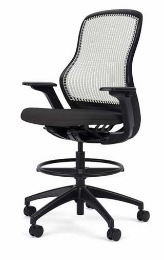 Knoll ReGeneration Chair Brand NEW Black Fabric Seat | seatingmind