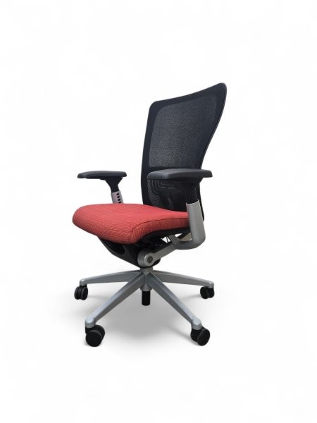 Haworth Zody Chair, Titanium Frame, Adjustable Arms, - Yellowish Mesh ...