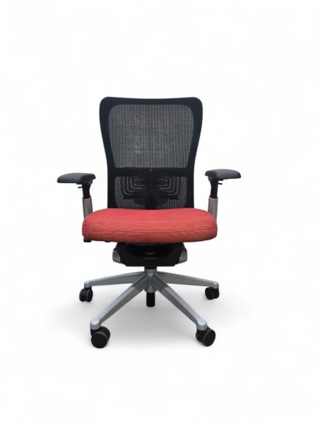 Haworth Zody Chair, Titanium Frame, Adjustable Arms, - Yellowish Mesh ...