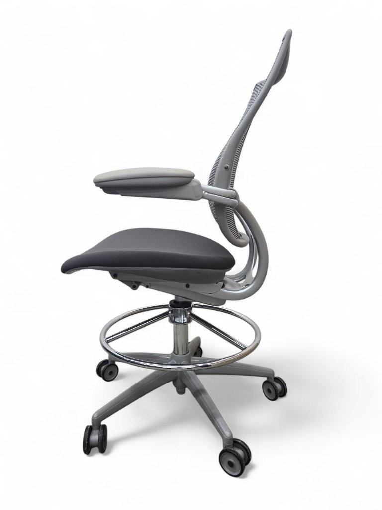 Humanscale Liberty Chair, Platinum, Adjustable Arms, Stool,