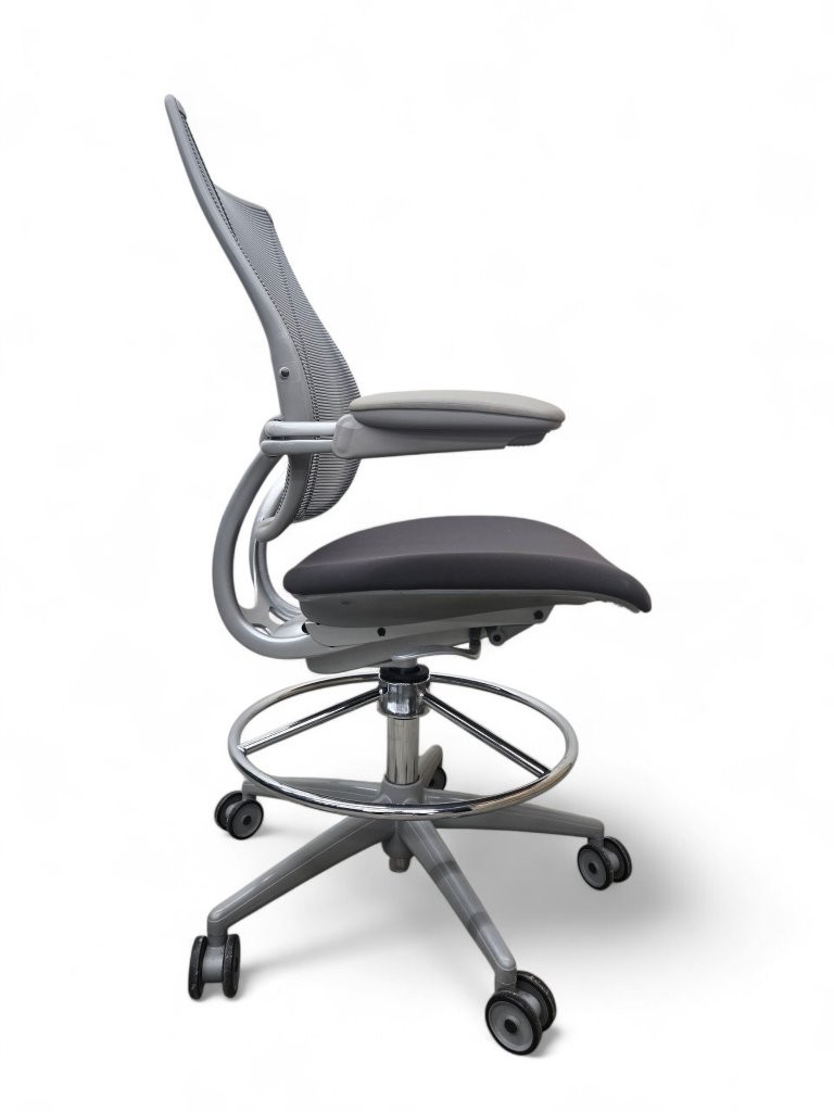 Humanscale Liberty Chair, Platinum, Adjustable Arms, Stool,