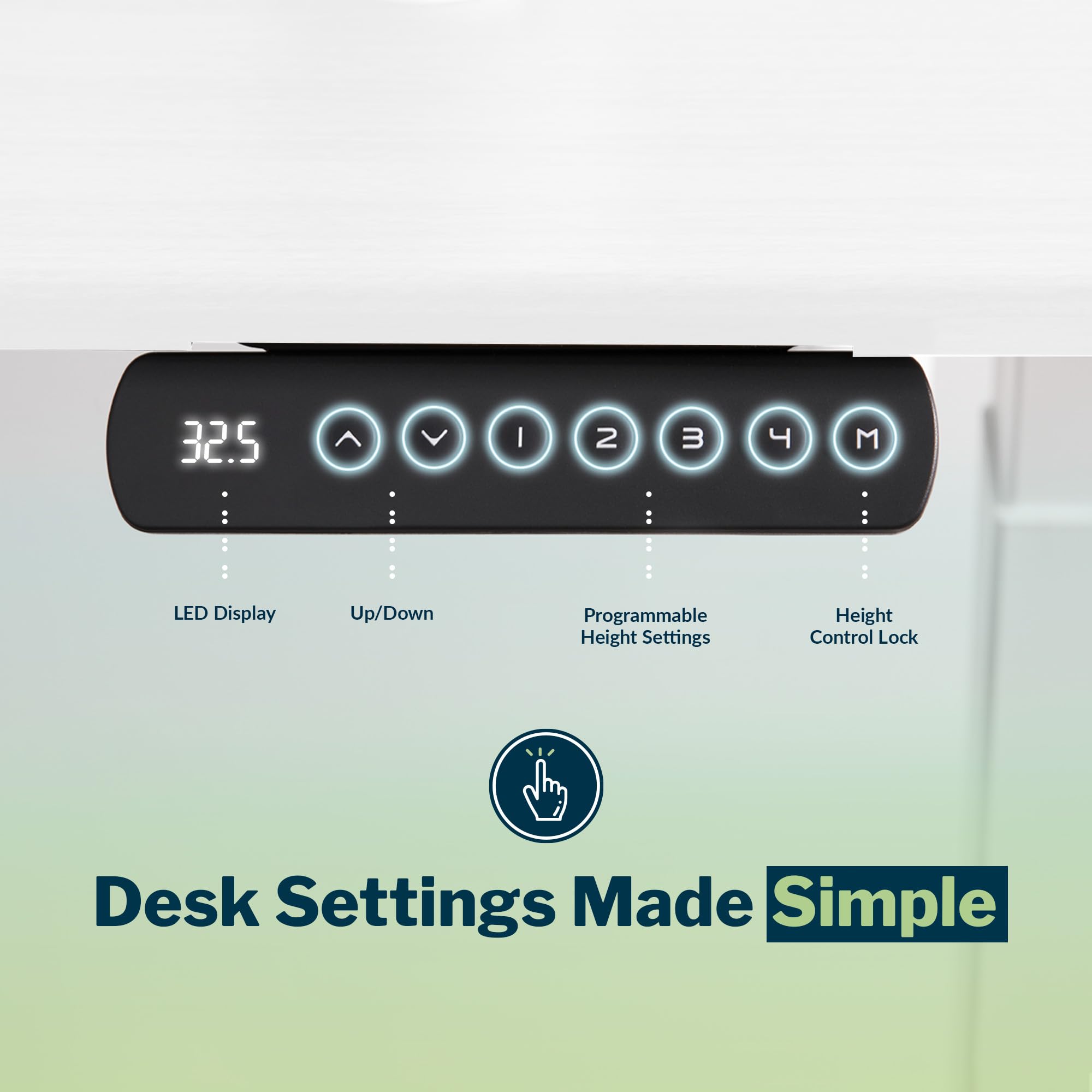 Vari ComfortEdge 80x60 L-Shape Electric Standing Desk – Height ...