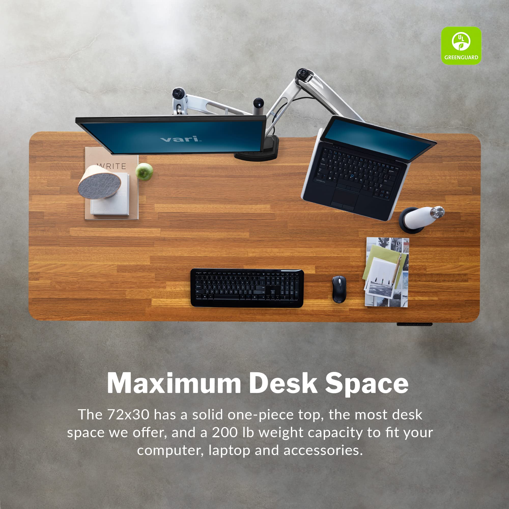 Vari Classic Electric Standing Desk - VariDesk Height Adjustable Sit ...