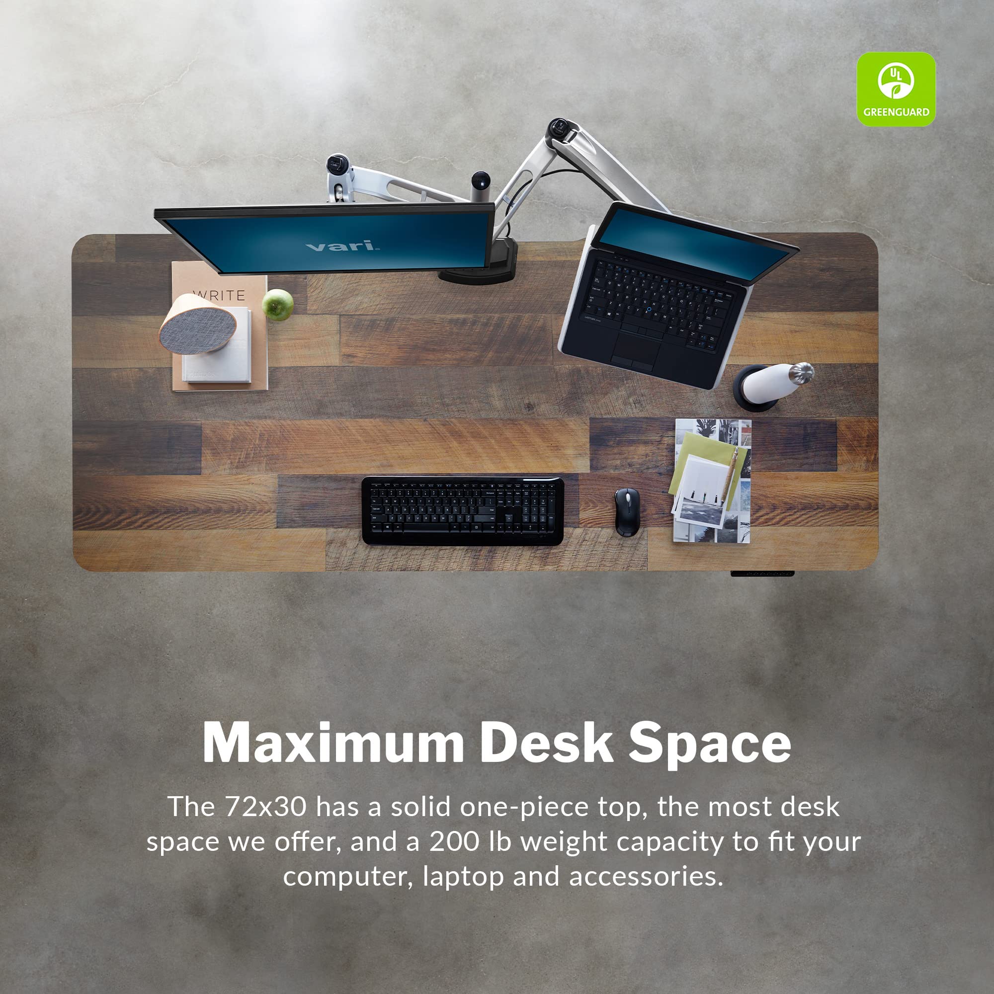 Vari Classic Electric Standing Desk - VariDesk Height Adjustable Sit ...