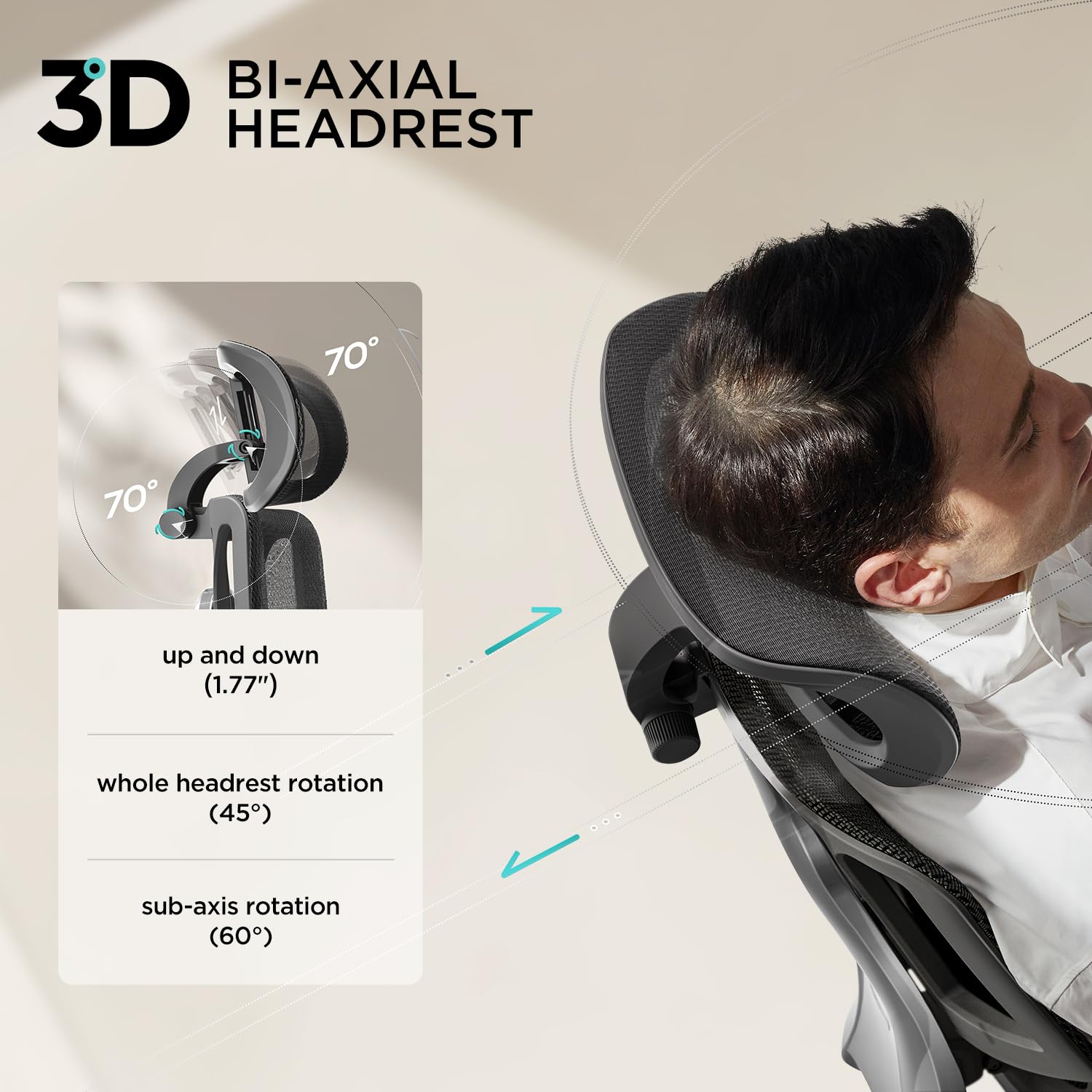 E3 Air Ergonomic Office Chair, Big and Tall Office Chair - with 3-Zone ...