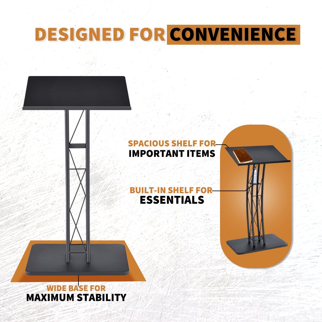 Modern Metal Podium for Churches, Meetings, Halls
