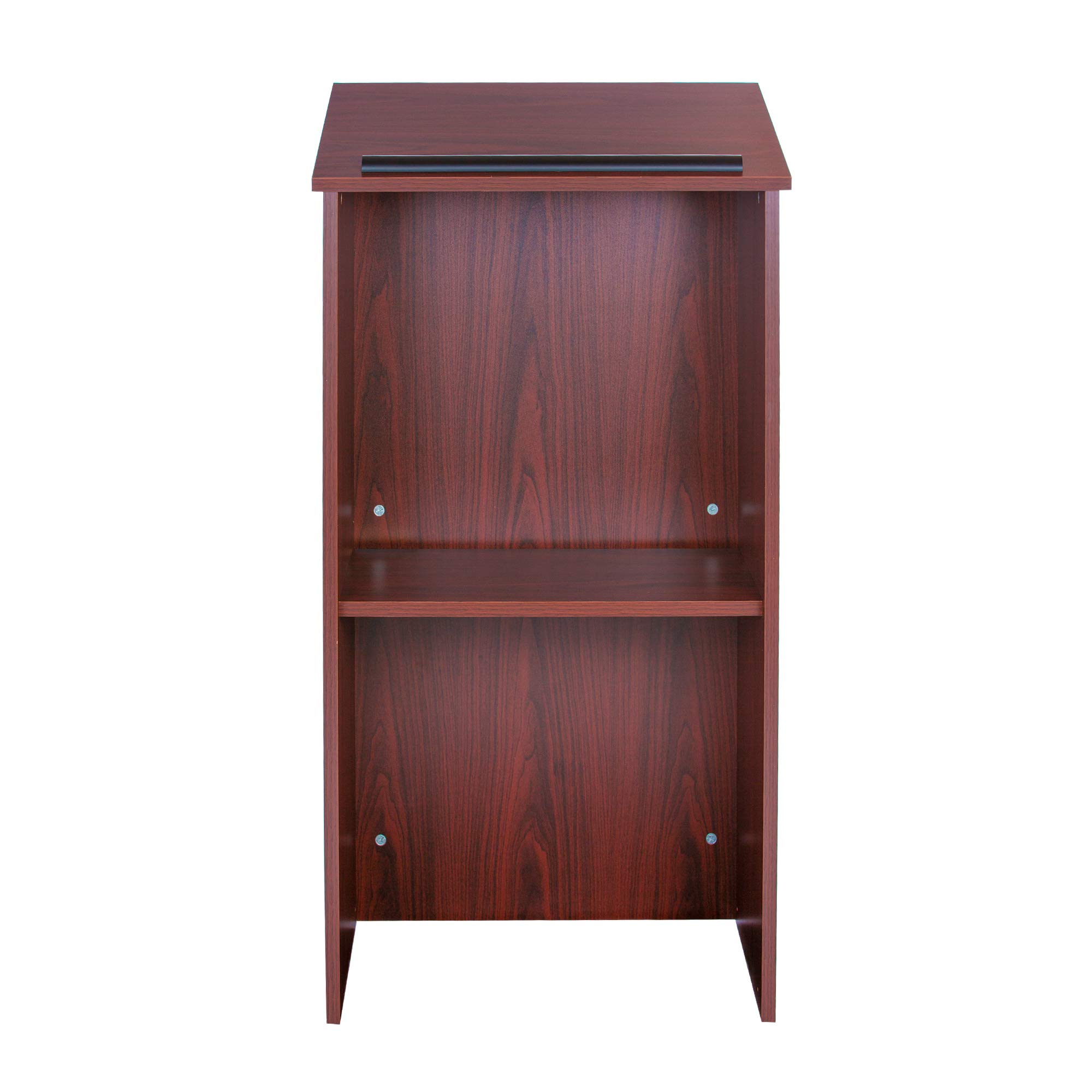 Commercial-Grade Floor-Standing Lectern (Mahogany)