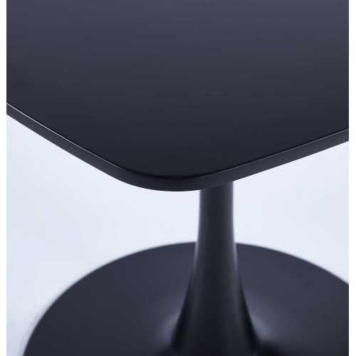 23.6" Square Tulip Dining Table, Mid-Century Tulip Table Kitchen Tulip ...