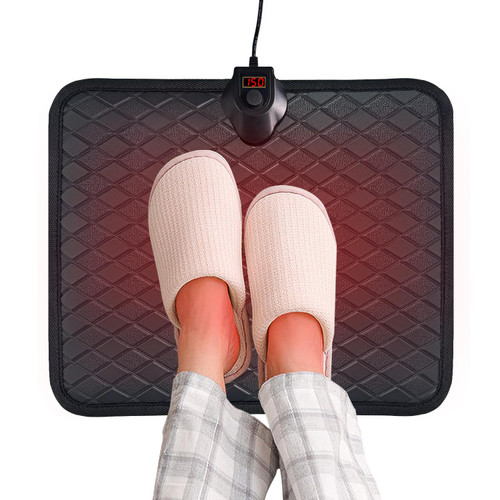 MAXCOM Heated Floor Mat - Under Desk for Foot Warmer - Winter 55W ...