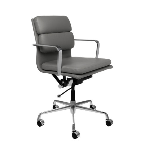 SOHO II Padded Management Office Chair - Mid Back Desk Chair with Arm ...