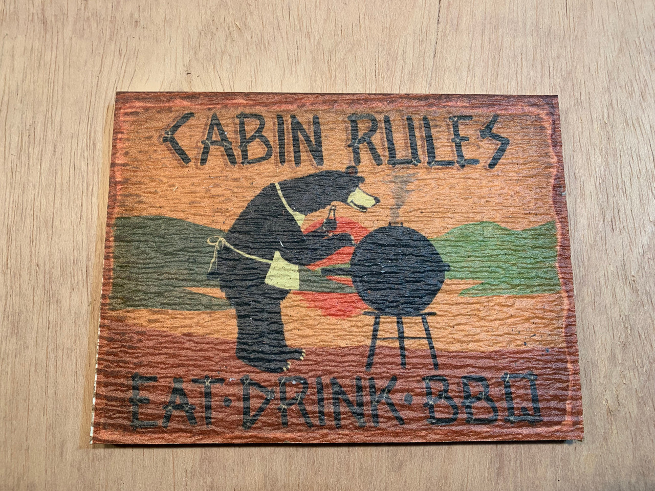 CABIN RULES EAT.DRINK.BBQ