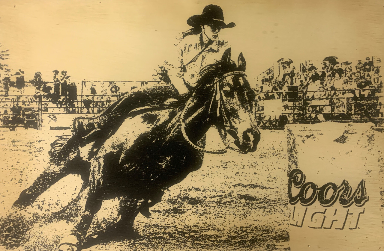 American Flag Framed Wood Sign