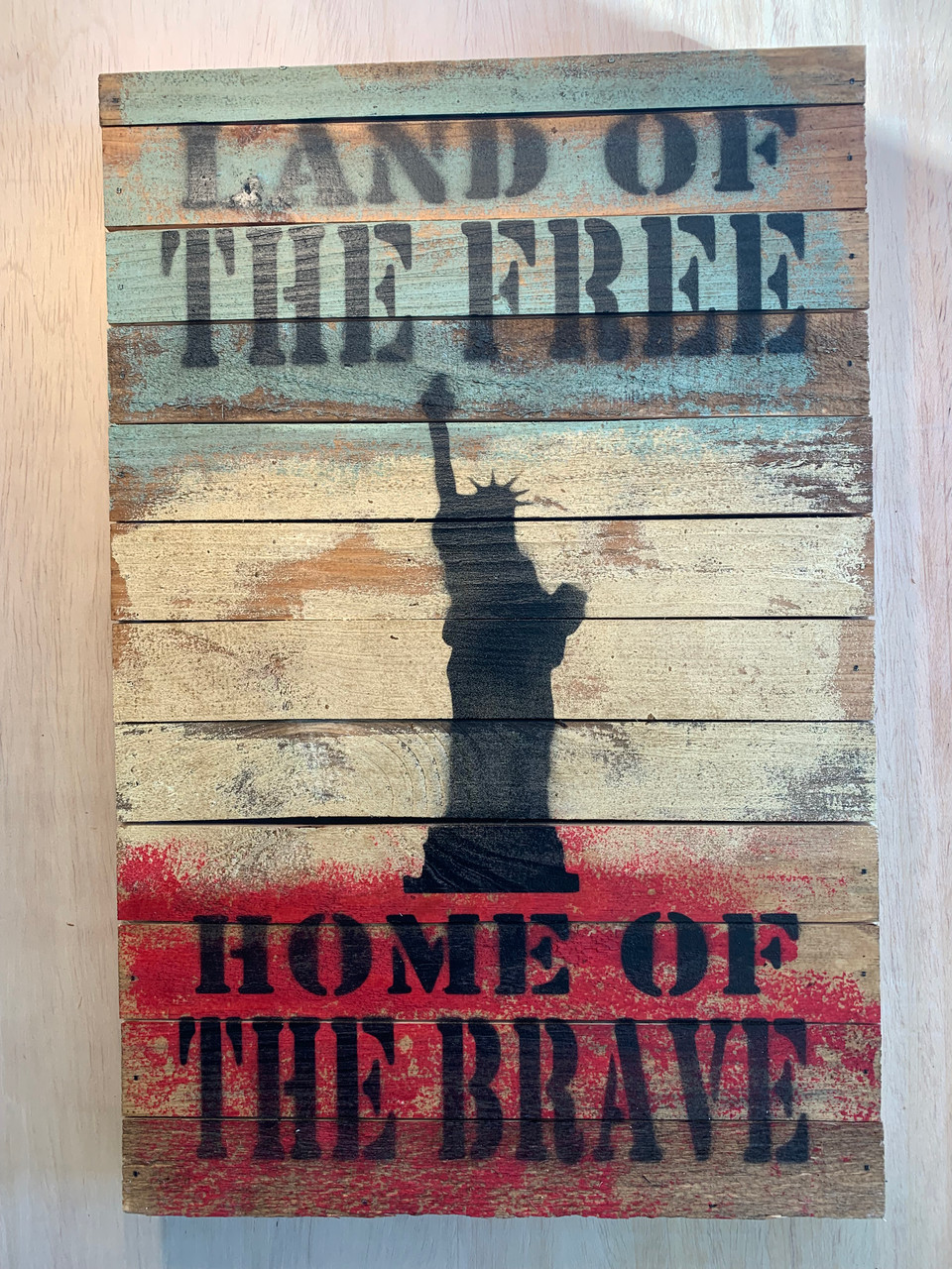 LAND OF THE FREE HOME OF THE BRAVE