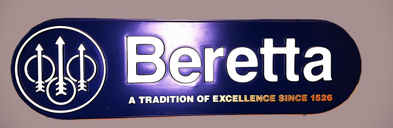 Beretta A TRADITION OF EXCELLENCE SINCE 1526 - Large Plastic Dealer Sign