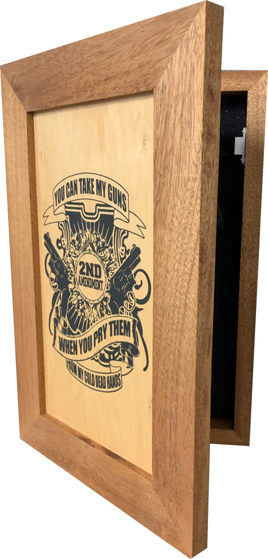 2nd Amendment Take My Guns Hidden Gun Storage Firearm Concealment Wall ...