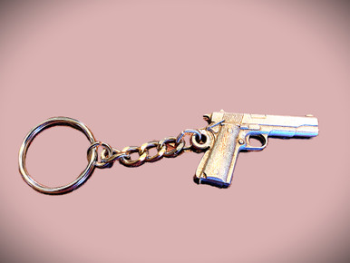 Walther 1911 - 3D Pewter Key Chain