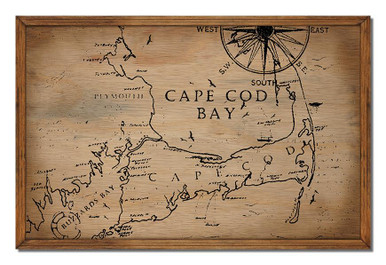 Rustic Wood Signs - Cape Cod Bay
