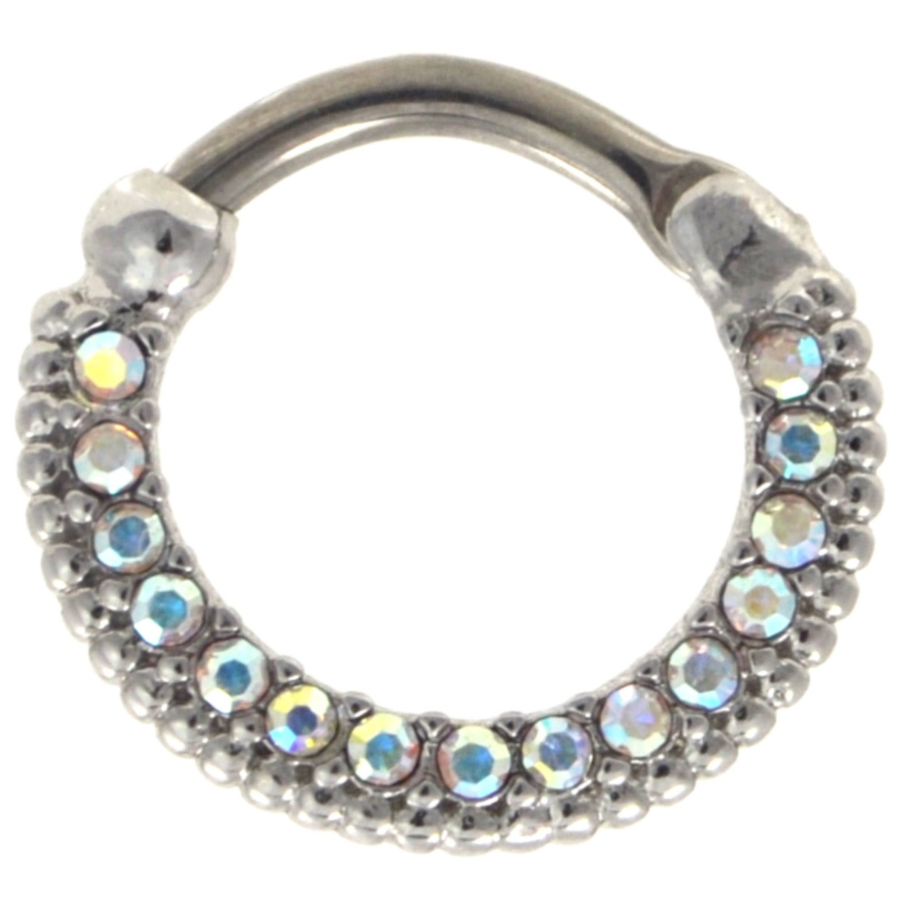 Red Heart & Wings Septum Clicker Jewelry (16G/14G) | BodyDazz.com