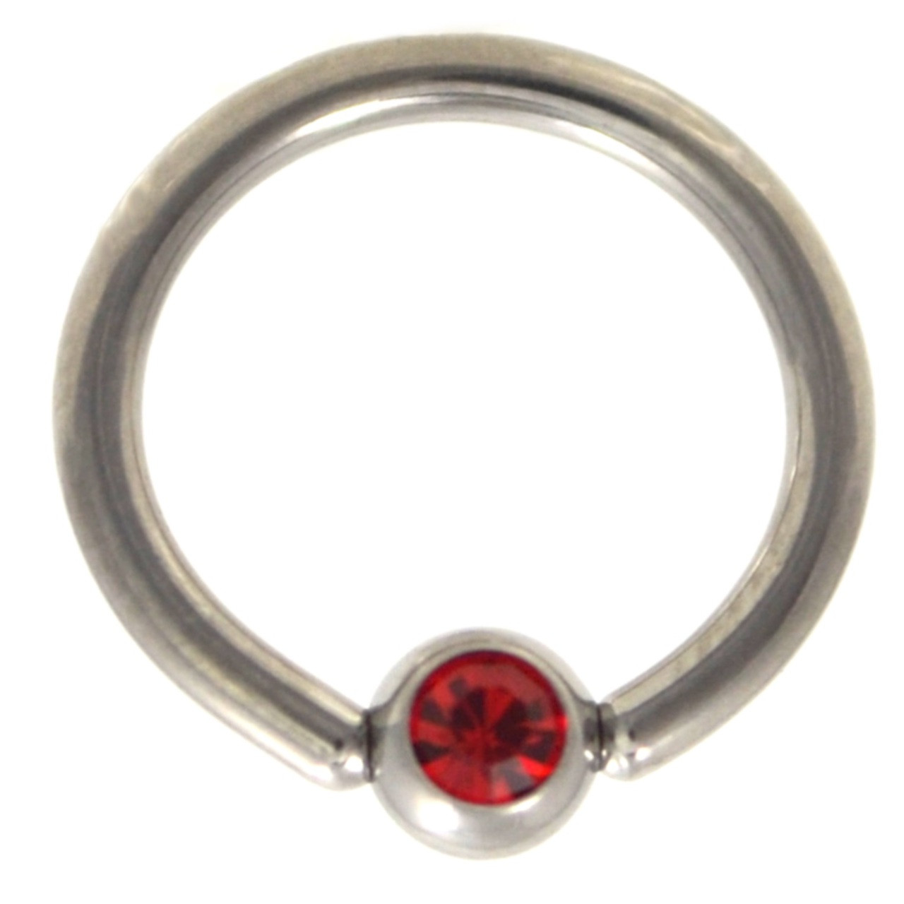 Pink Cz Gem Captive Bead Ring CBR 16G/14G | BodyDazz.com