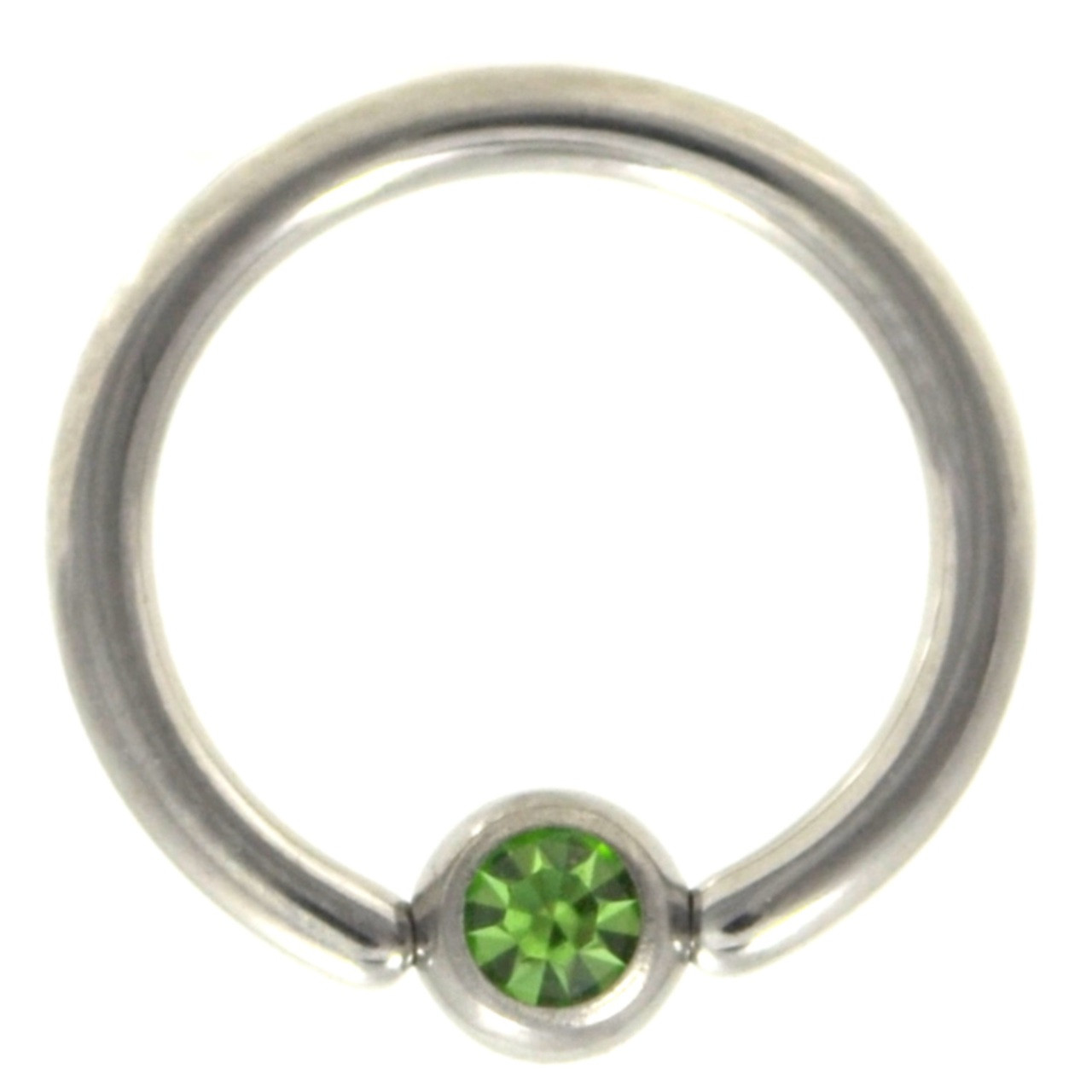 Pink Cz Gem Captive Bead Ring CBR 16G/14G | BodyDazz.com