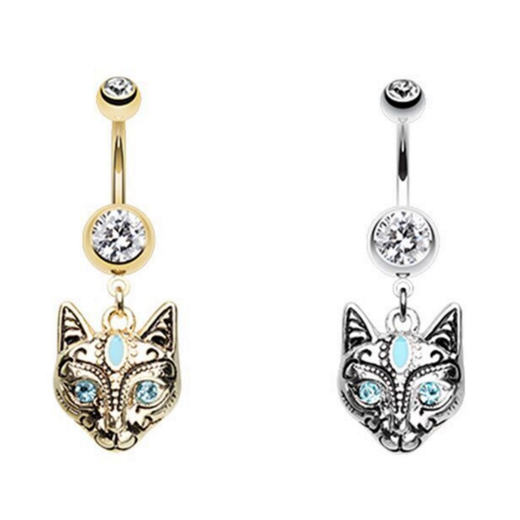 Sylvester The Cat Looney Tunes Belly Ring | BodyDazz.com