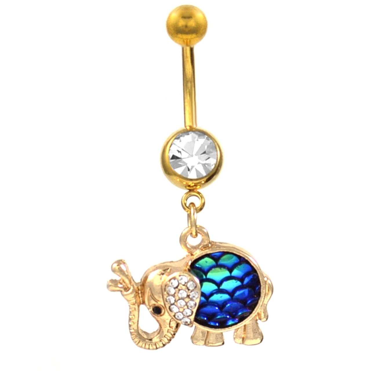 Elephant Belly Button Rings