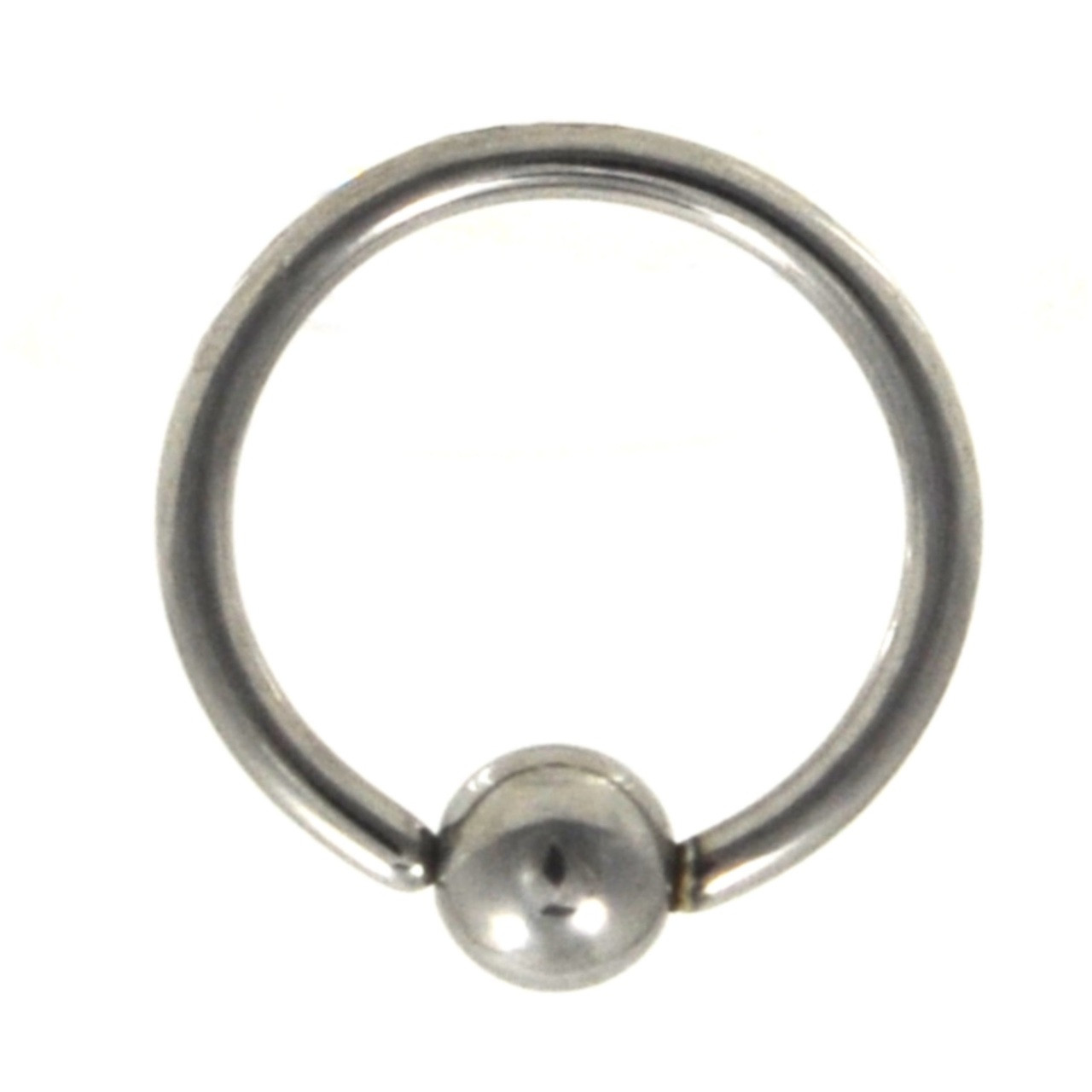 Steel Fixed Ball Captive Bead Ring CBR 18G (3 Sizes) | BodyDazz.com