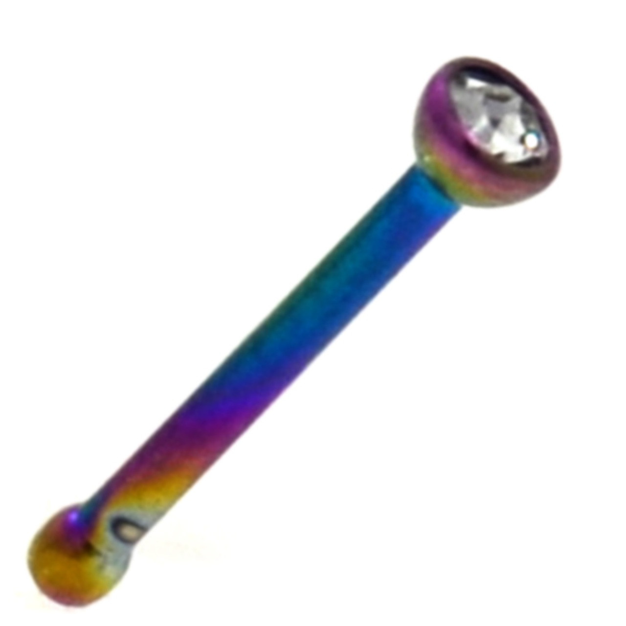 Rainbow Coated Acrylic Peace Sign Plugs (00g-13/16") | BodyDazz.com