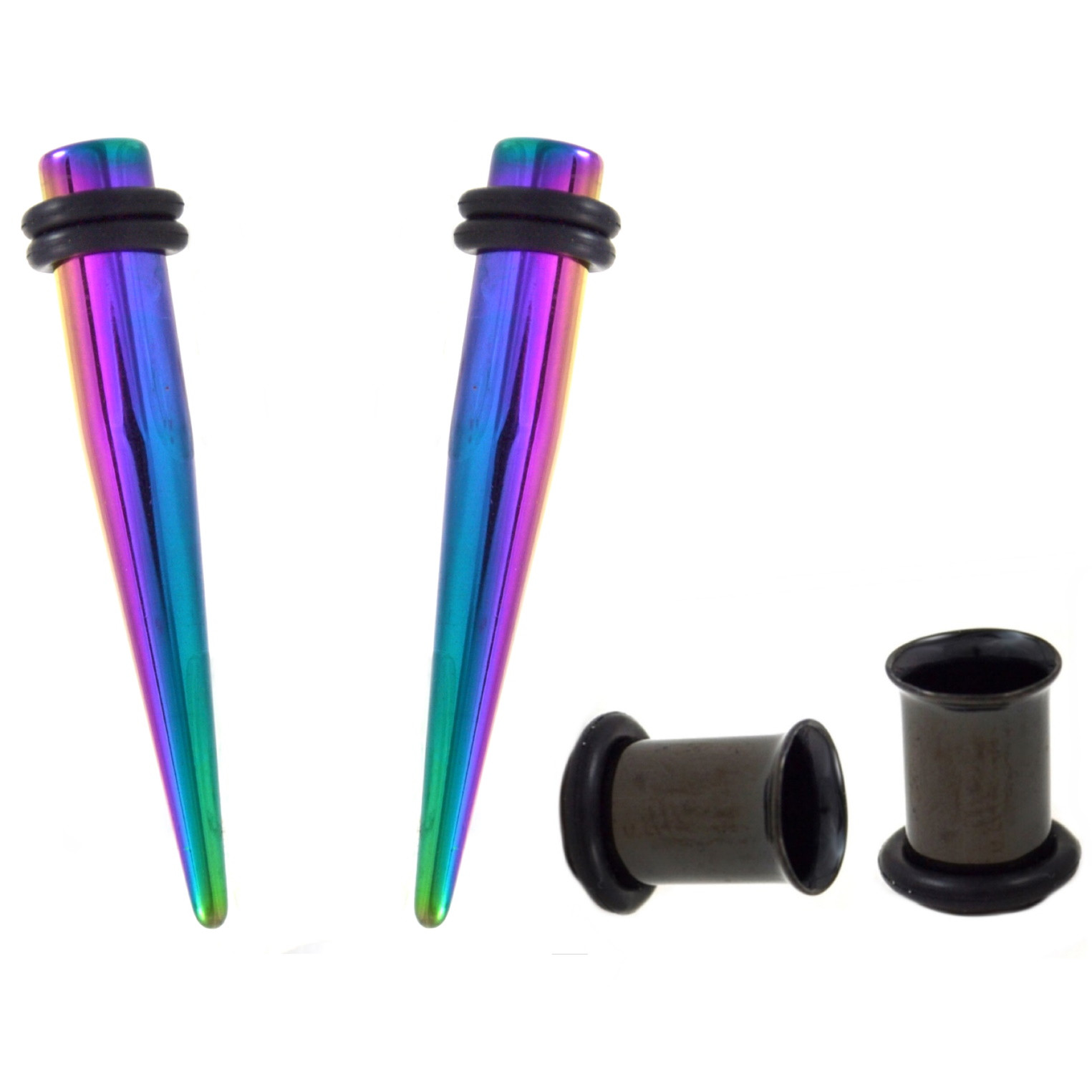 4PC Ear Stretching Kit 1G-7mm Color Mix/Match | BodyDazz.com