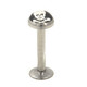 Skull Crossbones Logo Labret Monroe Bar - 14G 3/8" | BodyDazz.com