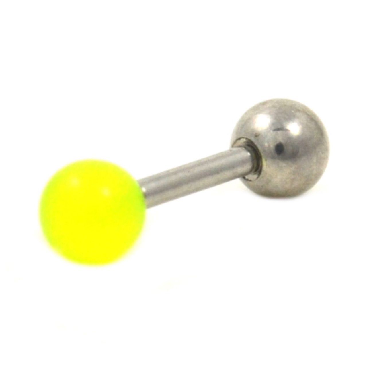 Green Glow In The Dark Cartilage Tragus Barbell 16g | BodyDazz.com