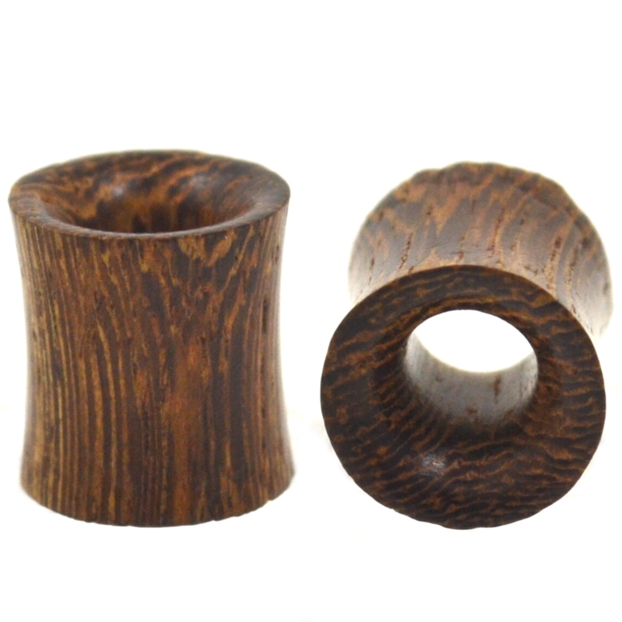 Snake Skin Wood Organic Tunnel Plugs (0g-1") | BodyDazz.com