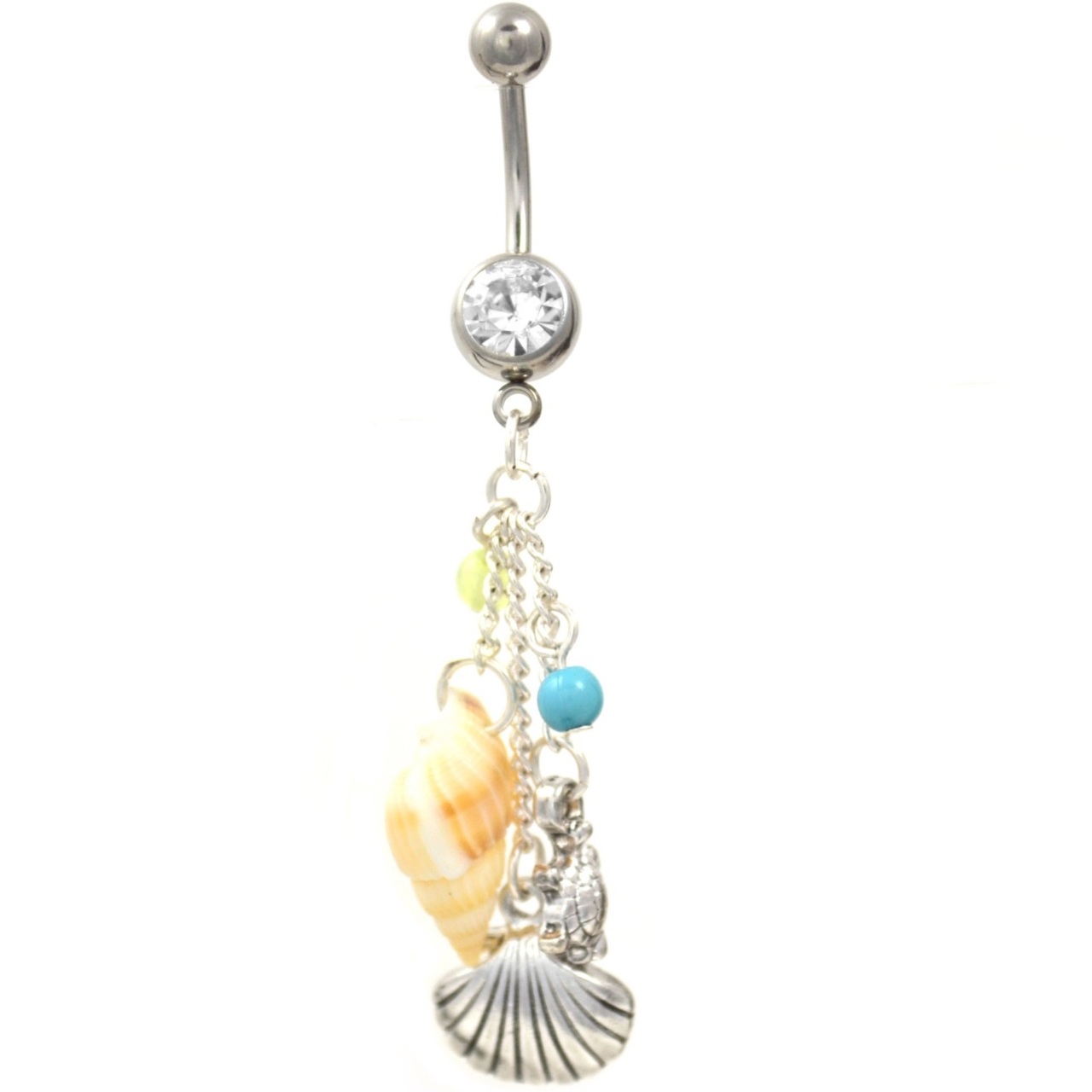 The Beach Collection Dangling Belly Ring | BodyDazz.com