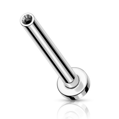 20G-14G Threadless Push-in Titanium Post for Labret, Nose, Lip ...