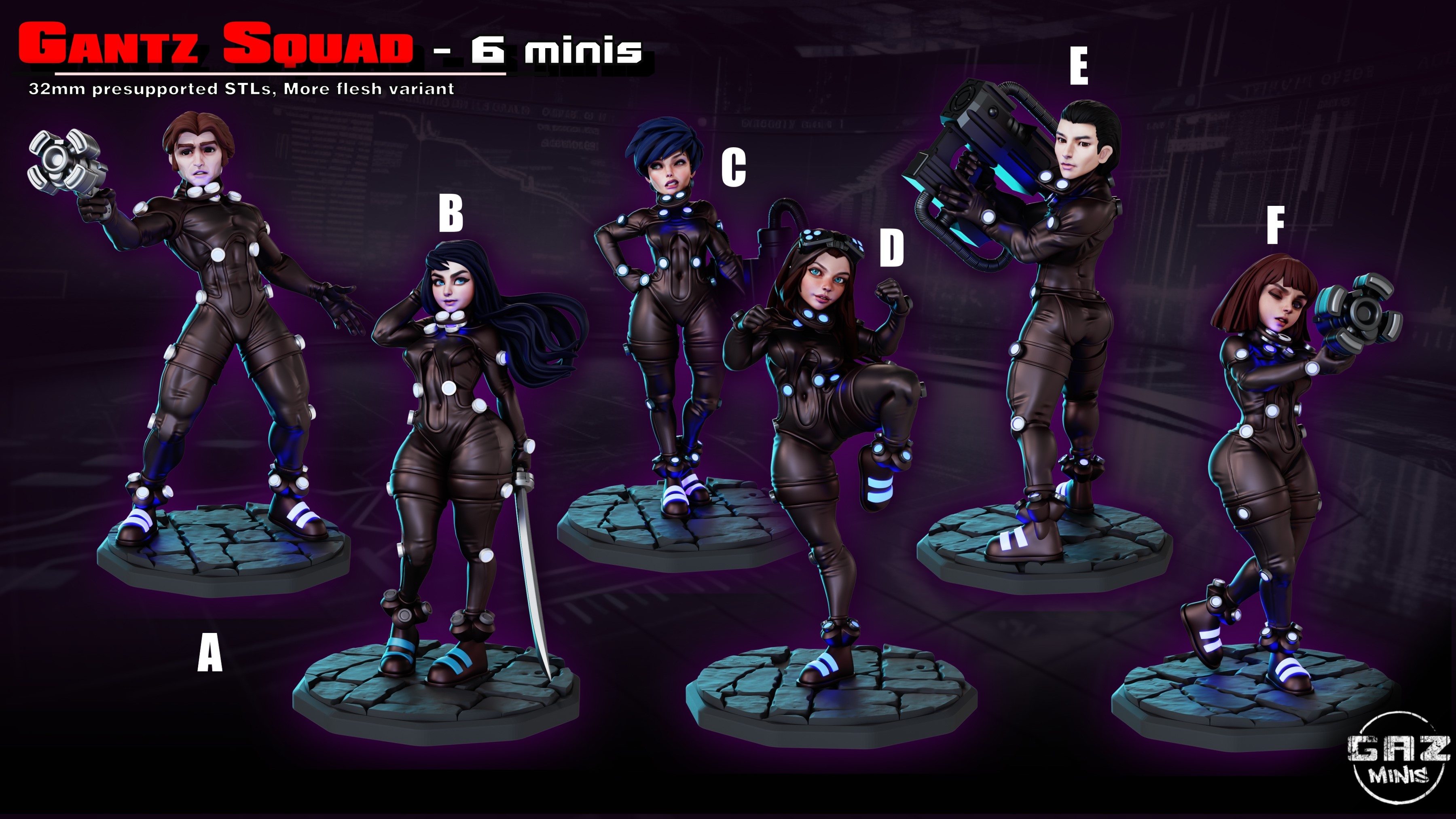 Gantz Squad Members