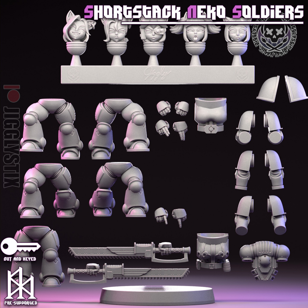 Shortstack Neko Space Soldiers Figure