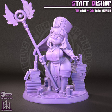 Staff Bishop Figure
