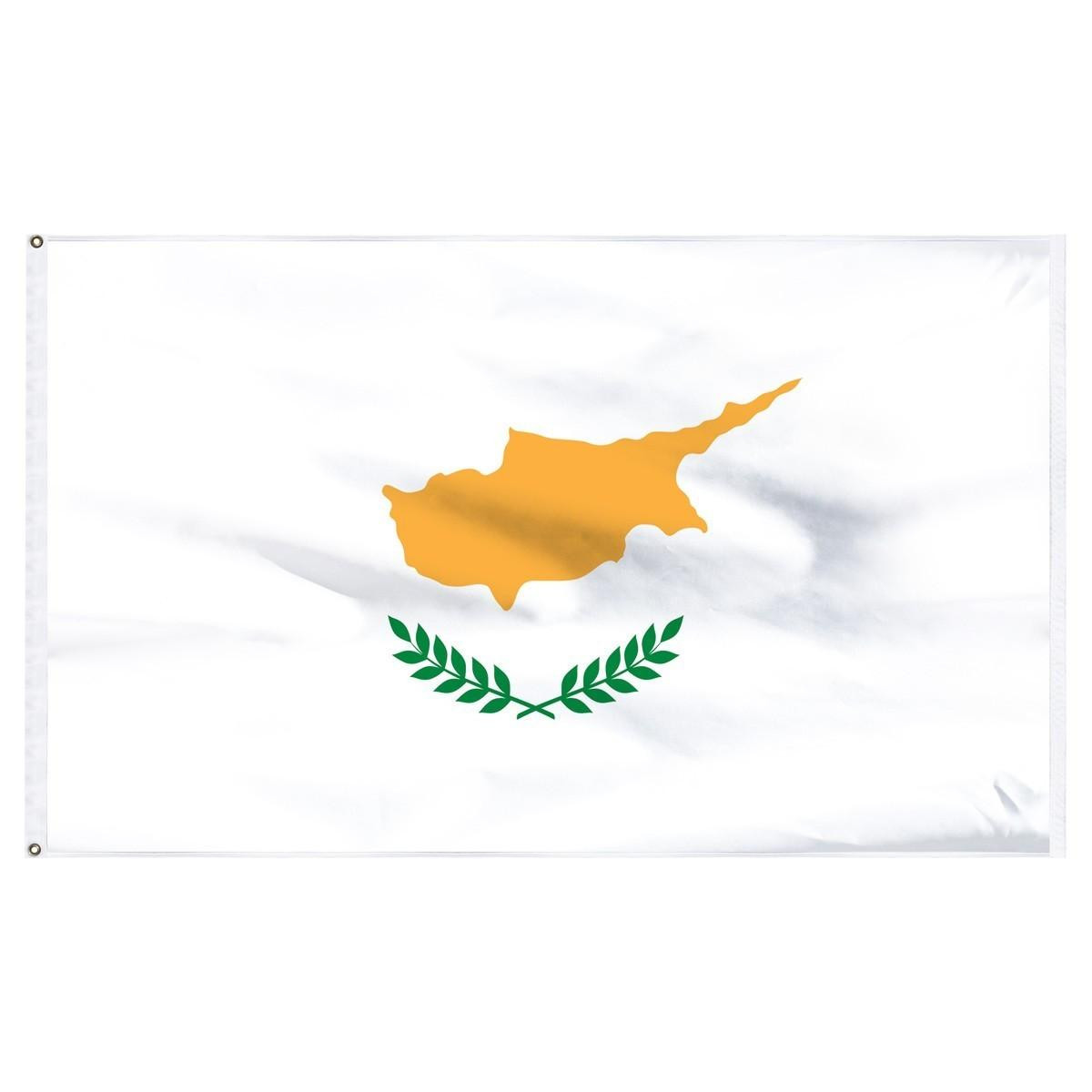 Cyprus 3' x 5' Indoor International Polyester Flag | Buy Online