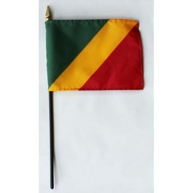 Congo Mounted Flags 4" x 6"| Buy Online Now