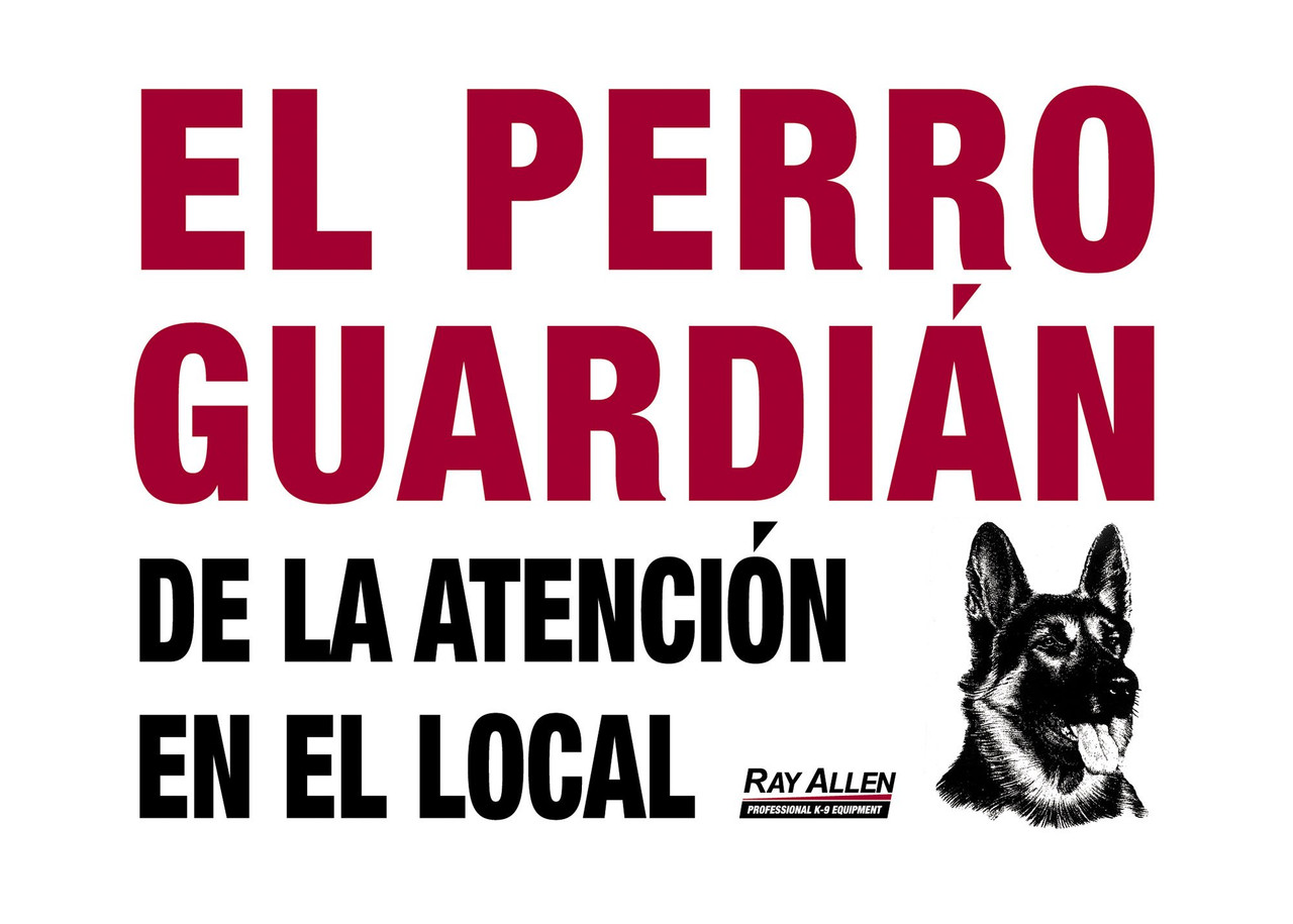 K9 Warning Signs | Beware of Dog - Ray Allen Manufacturing
