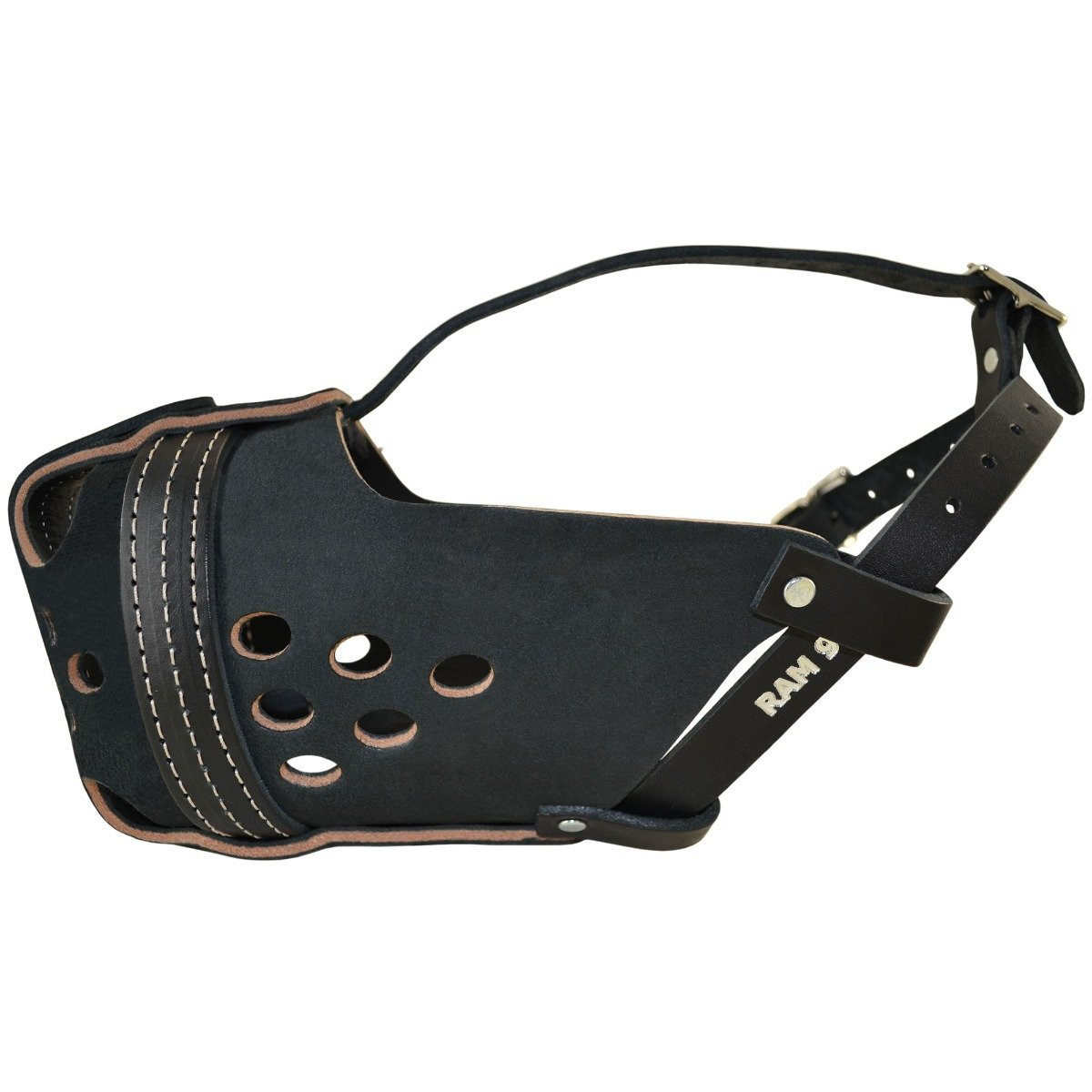 Original RAM Leather Agitation Muzzle - Ray Allen Manufacturing