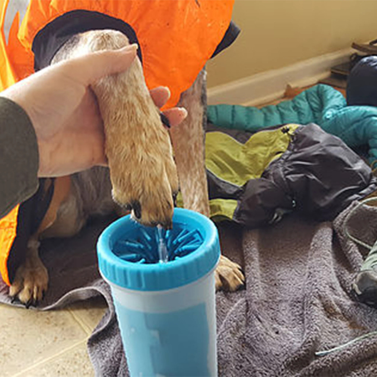 MudBuster® Paw Cleaner | For Muddy Dog Paws | K9 Wellness