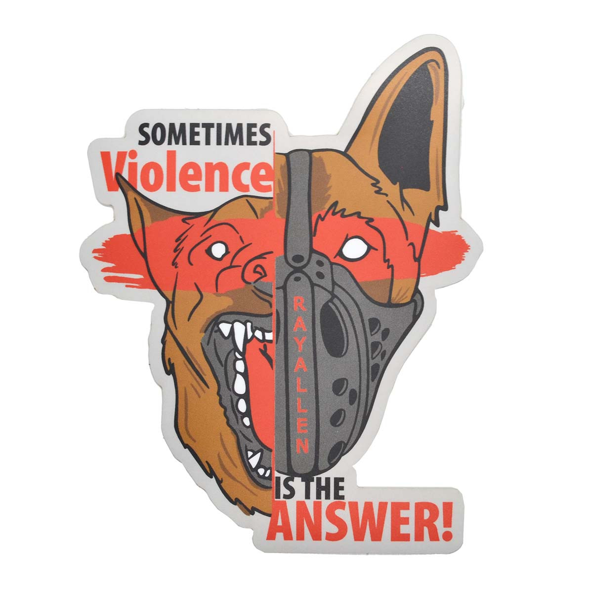 Sometimes Violence is the Answer Patch & Decal Set | Exclusive Design ...